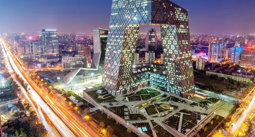 Консол хэлбэрийн бүтээцийг архитектур болон инженерийн ухаанаар нэгтгэсэн Хятадын Cctv барилга